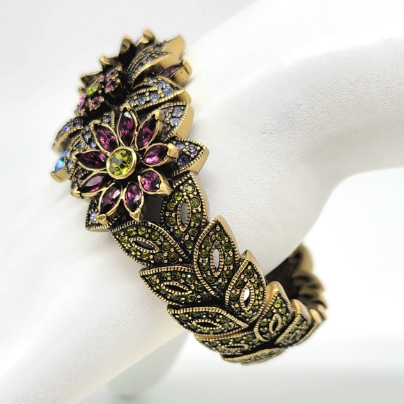 Heidi Daus | Jewelry | Heidi Daus Multicolor Swarovski Crystal Flower ...